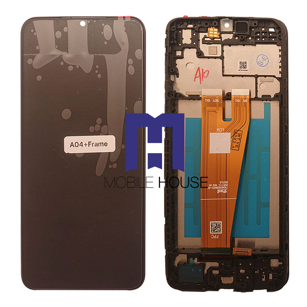 Afficheur Samsung A04 ( Frame ) ( Original ) Black – Mobile House