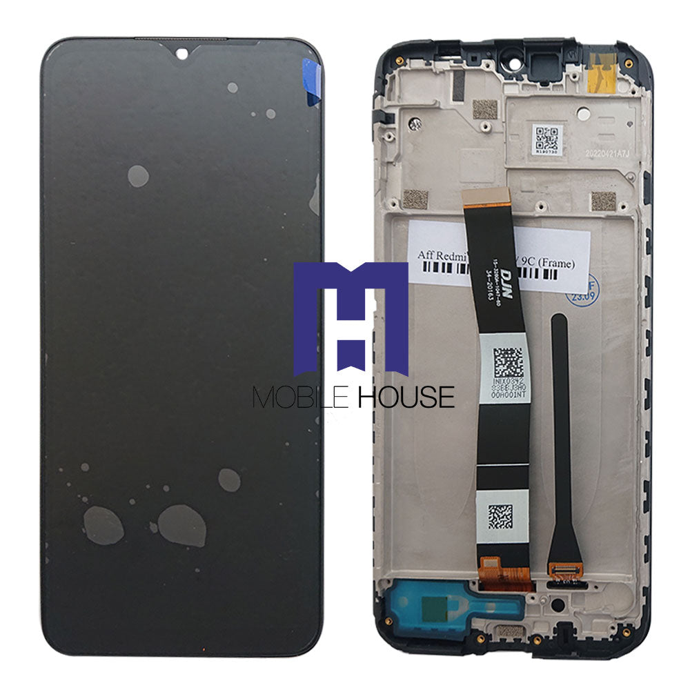 Afficheur Xiaomi Redmi 10A / Redmi 9A / Redmi 9C ( Frame ) Black ...