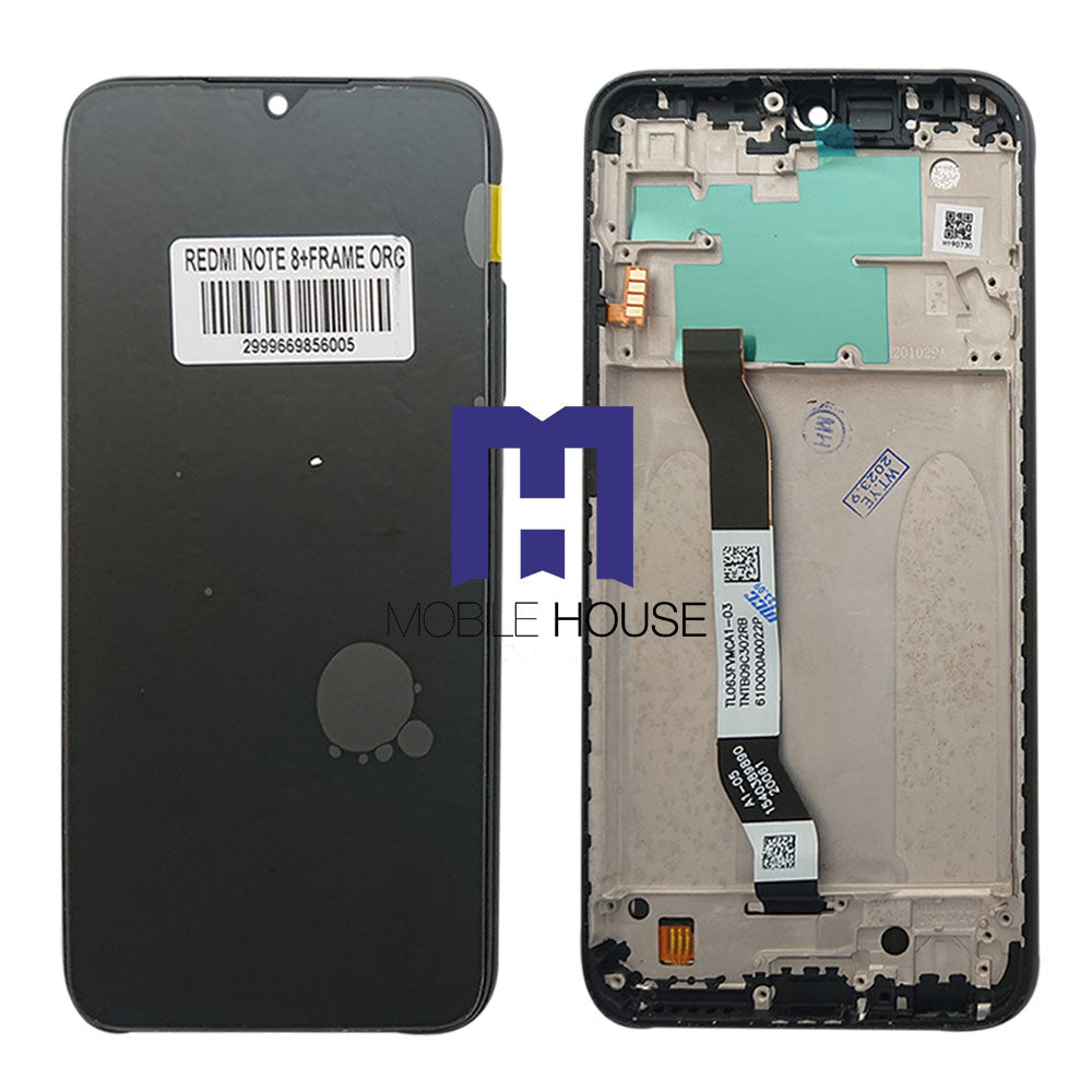 Afficheur Xiaomi Redmi Note 8 ( Frame ) ( Original ) Black – Mobile House